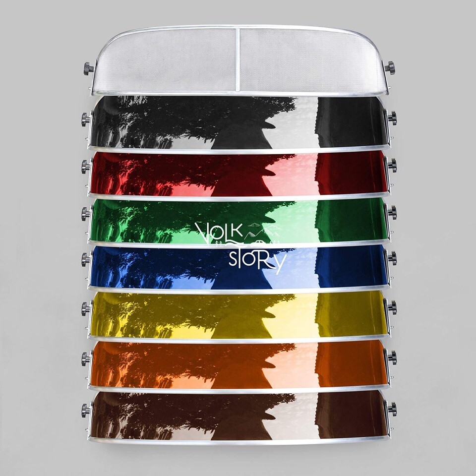 ACRYLIC External Sun Visor sunvisor VW T2 /Type 2 Late kombi bus T1 bus ...