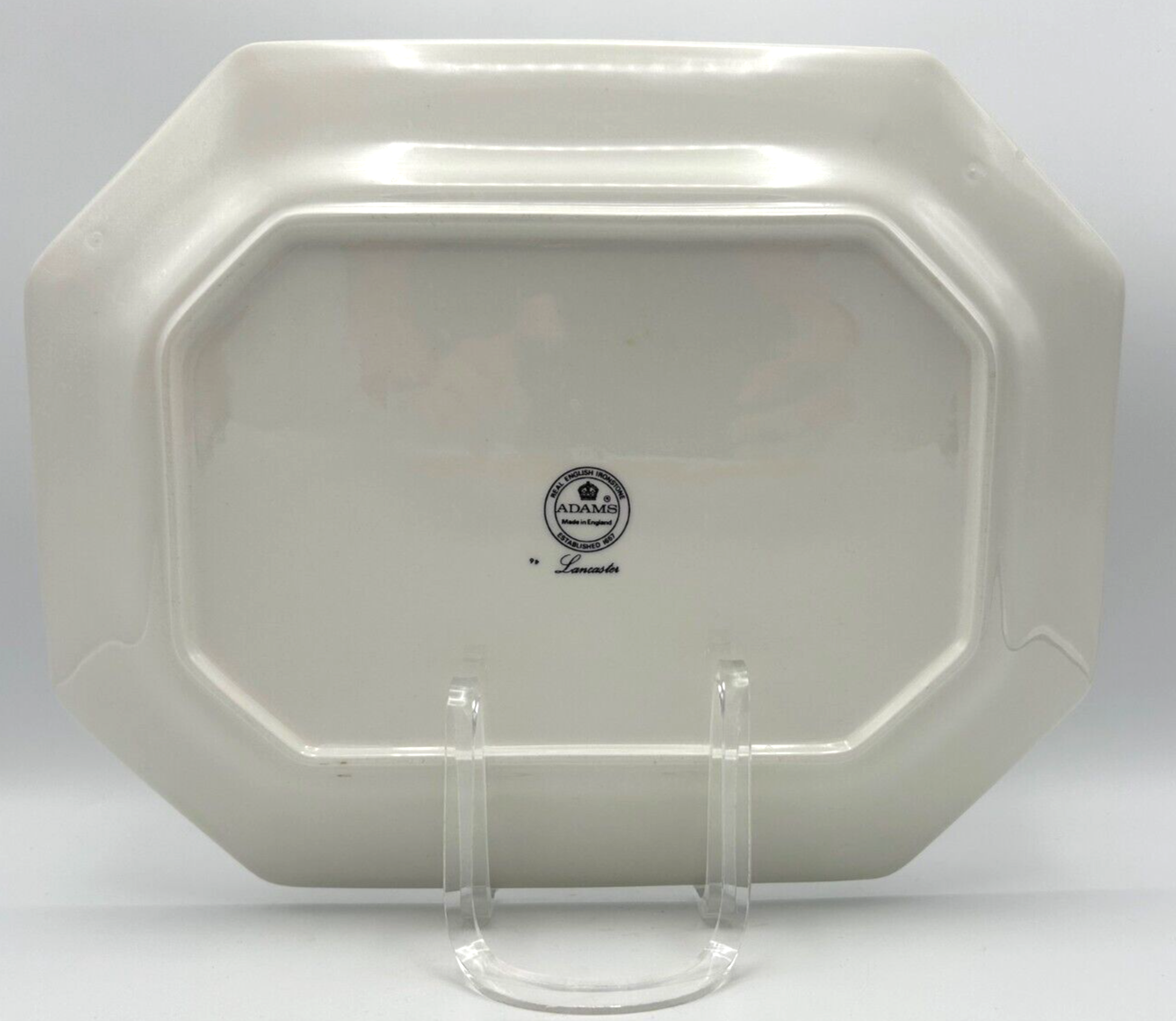 Adams Lancaster Serving Platter 14" x 11" English Ironstone Vintage ...