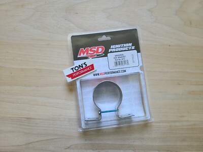 MSD 8213 MSD Ignition Universal Chrome Coil Mounting Bracket-Canister ...