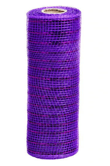 6"x5 yd Deco Mesh Roll Metallic Spring Easter Floral Craft Wreath ...