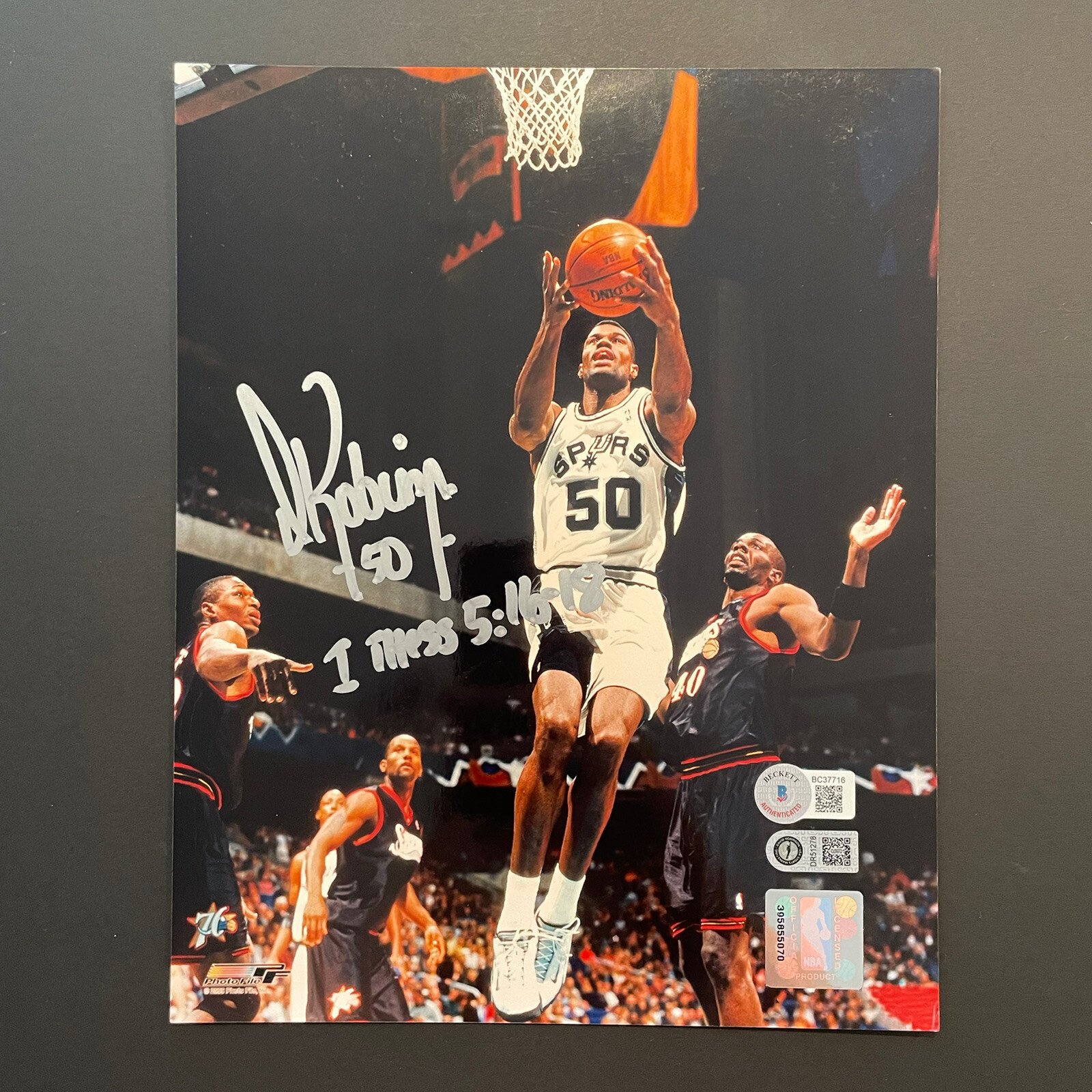 David Robinson Autographed Memorabilia | Signed Photo, Jersey ...