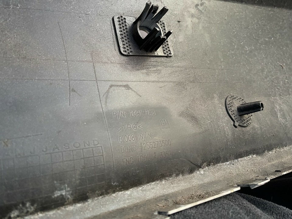 2013 2014 2015 2016 2017 Cadillac XTS Rear Bumper Cover w/Sensor Holes ...