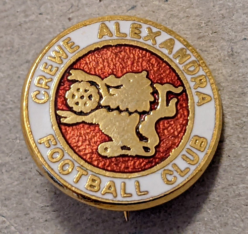 Vintage Crewe Alexandra Football Club Round Enamel Badge | eBay UK