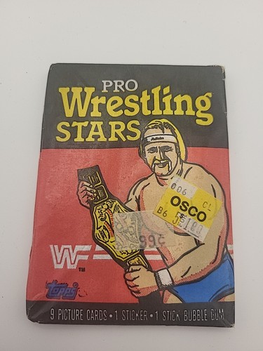 Topps 1985 WWF PRO WRESTLING STARS Wax Pack Factory Sealed Hulk Hogan ...