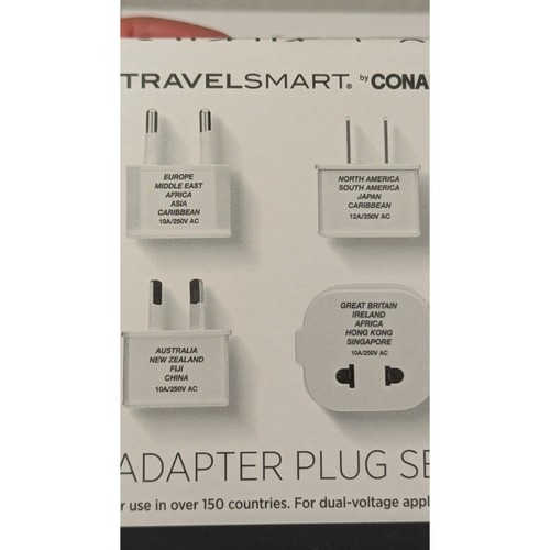 Conair TRAVEL SMART Adapter Plug Set of 4 Brand New | eBay