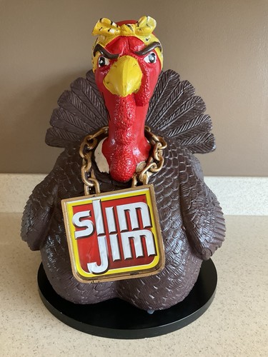 Slim Jim Gangsta Turkey Counter Top Display Advertising Piece ...