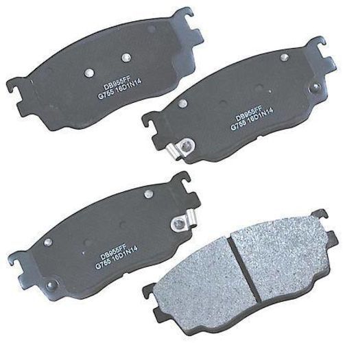 Disc Brake Pad Set-Premium Gold Semi-Metallic Front Brake Pads CARQUEST ...