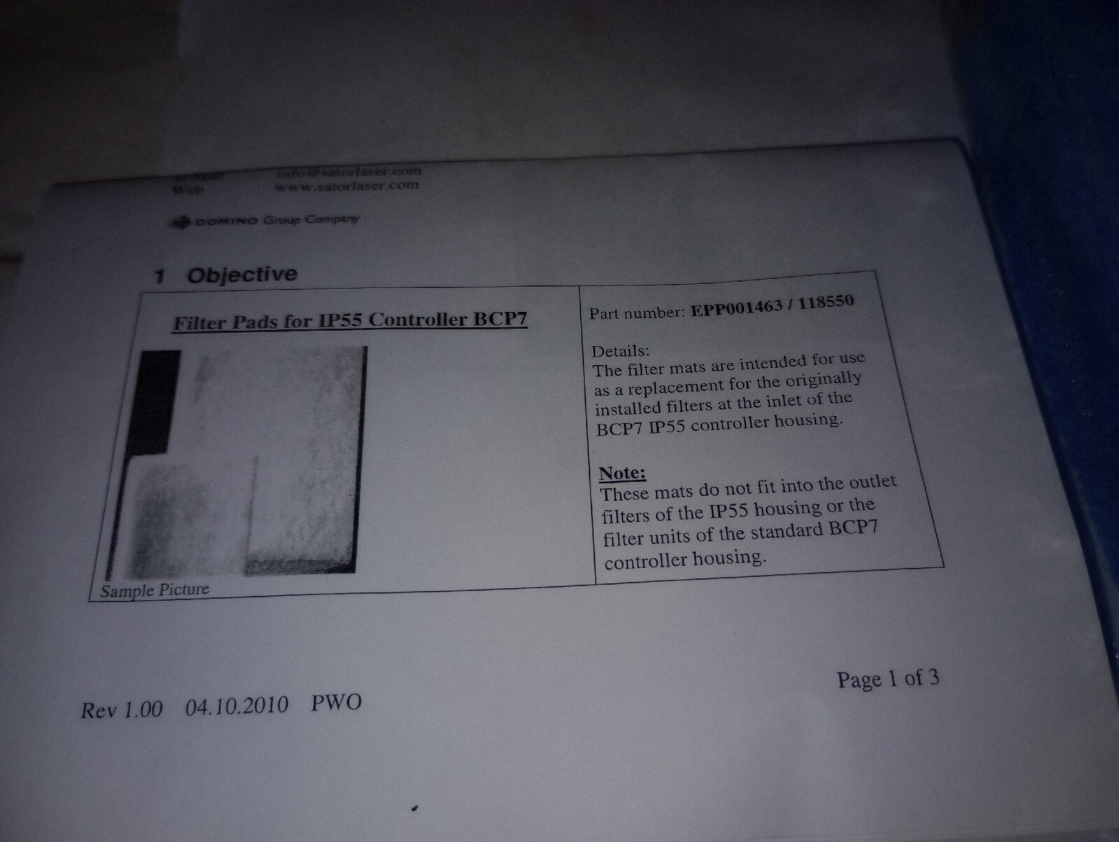 NEW LOT OF 5 RITTAL SK 3322.700 SYNTHETIC FIBER REPLACEMENT FILTERS ...