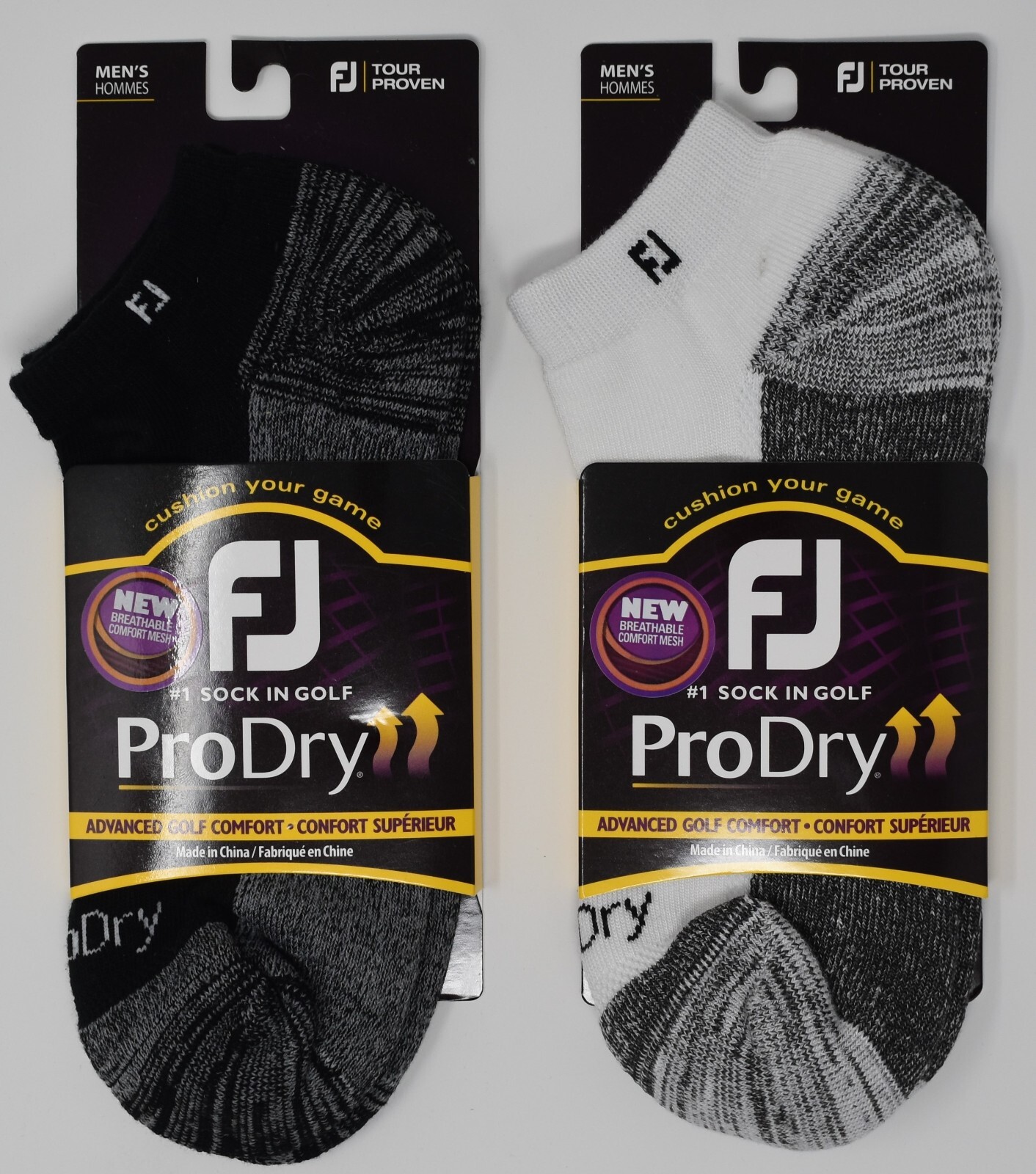 FootJoy Pro Dry Mens Sport Moisture Control Socks Shoe Size 7-12 1 Pair ...