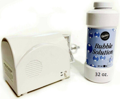 WILTON BUBBLE MACHINE 32 OZ BOTTLE SOLUTION WEDDING BRIDAL SHOWER ...