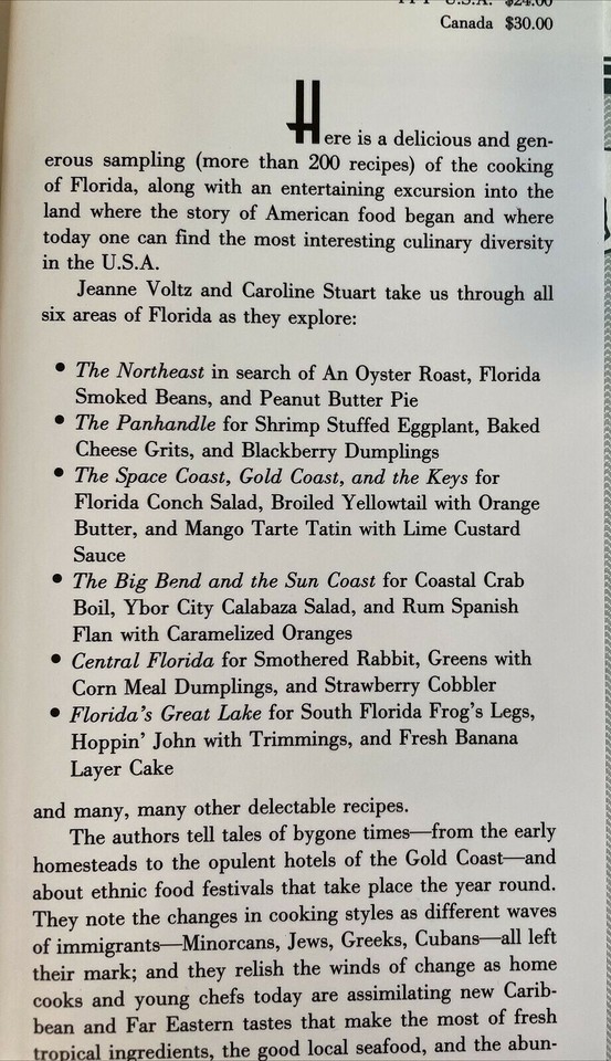 VTG FLORIDA COOKBOOK: Gulf Coast Gumbo to Key Lime Pie 1st ED HC/DJ | eBay
