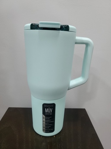 Brumate Muv Stainless Steel Travel Mug / 35oz / Color: Blue Agave | eBay