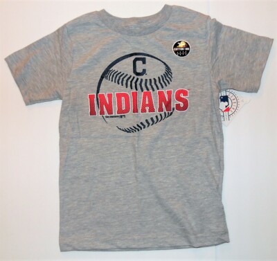 MLB Genuine Merchandise Boys Cleveland Indians T-Shirts Sizes 4/5 6/7 8 ...