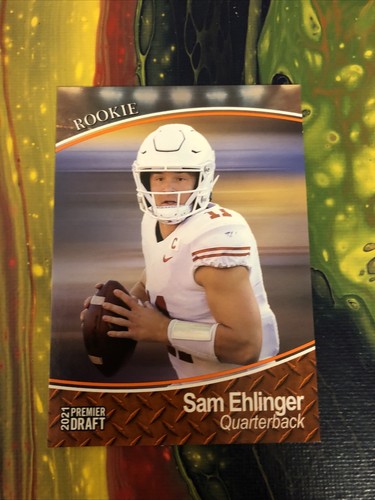 2021 Sage Premier Draft Sam Ehlinger #31 Rookie RC Colts Texas ...