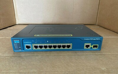 Cisco 3560-8PC-S with IOS 15 Cisco WS-C3560-8PC-S Cisco 3660 8-Port PoE ...