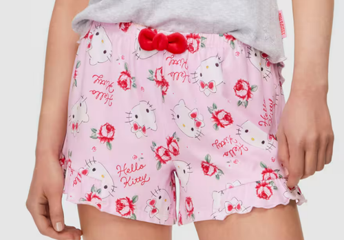 BNWT Peter Alexander Hello Kitty Roses Mini Shorts Size L Ladies SALE ...