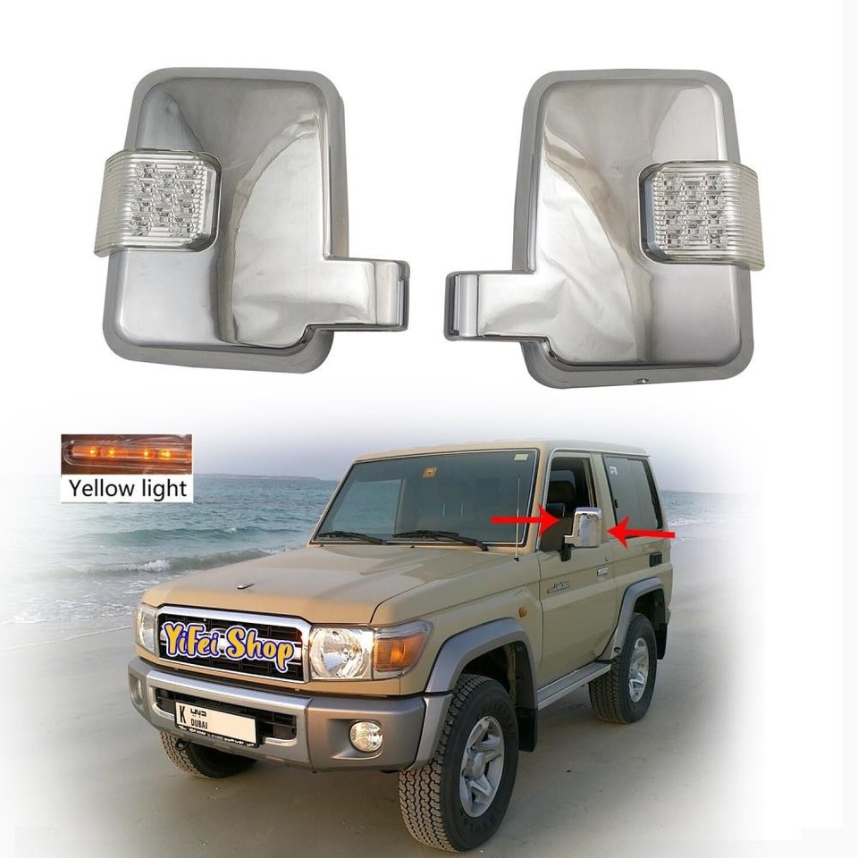 For Toyota Land Cruiser FJ70 FJ76 FJ79 LC76 Car Side Mirror Covers With ...