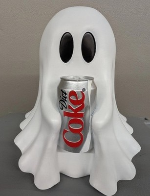 COCA-COLA Ghost Figurine Holding Diet Coke Can Halloween Fall Cute ...