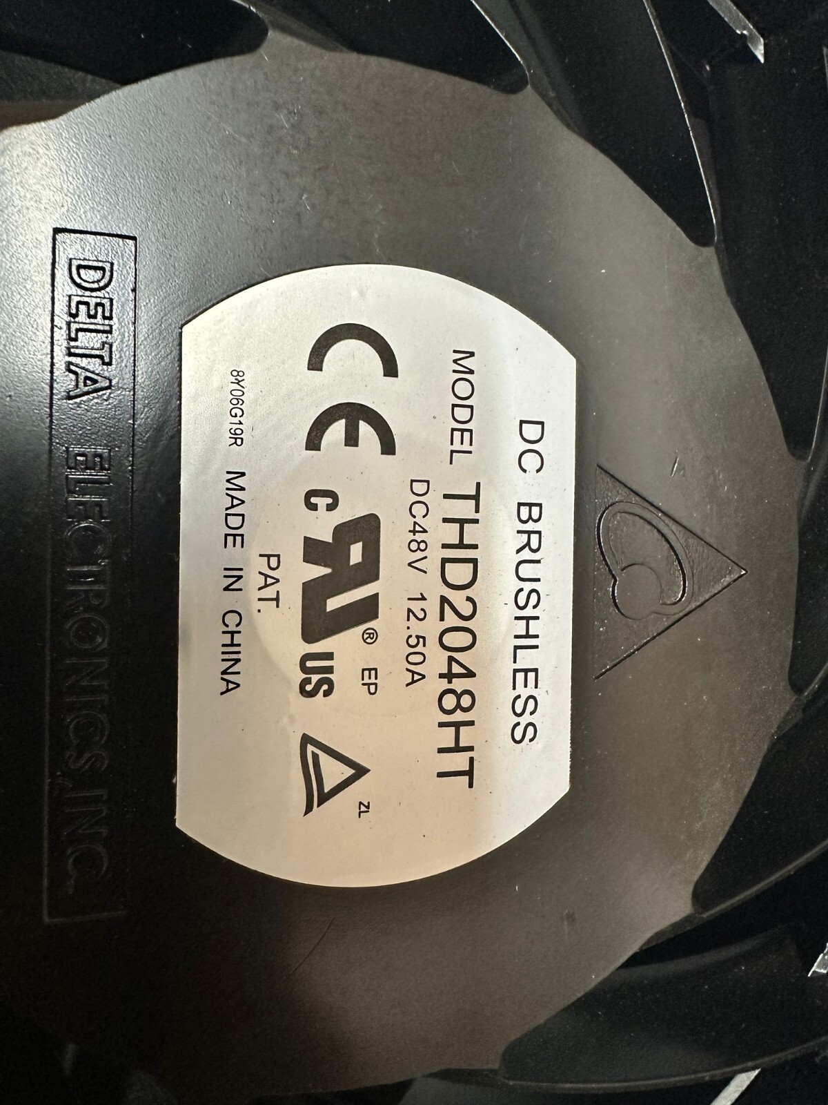 Delta THD2048HT DC Fan 48 VDC 7400 RPM 200mm | eBay