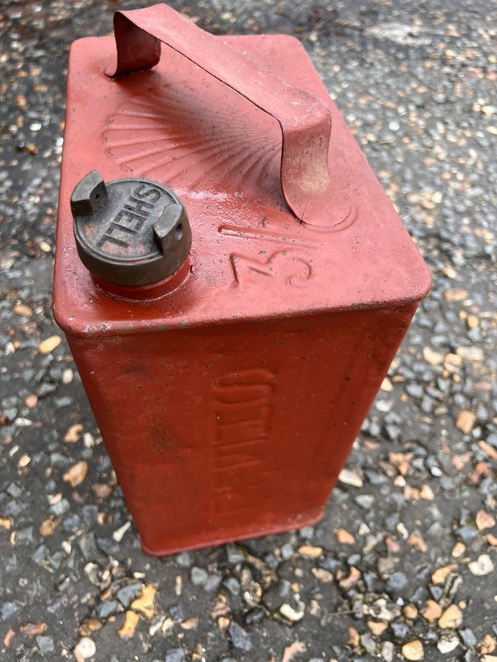 Vintage Shell Petrol Can | eBay UK