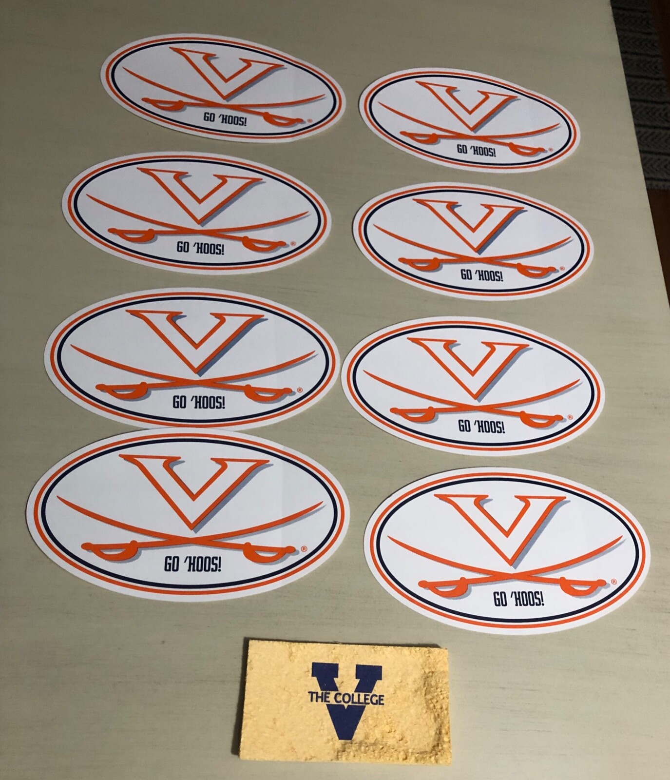 8 University of Virginia (UVA) Go Hoos Stickers & Vintage Sponge (2004 ...