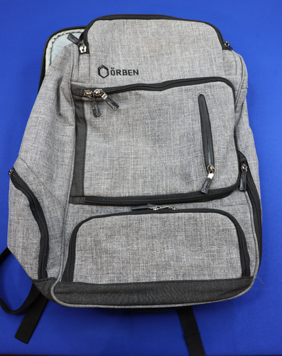 Orben OR180 Two Pocket After Effect Backpack and Laptop Bag in Heather ...