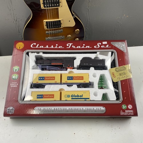 Wow Toyz Deluxe Classic Train Set (20-pc)-Steam Engine - TESTED & Works ...