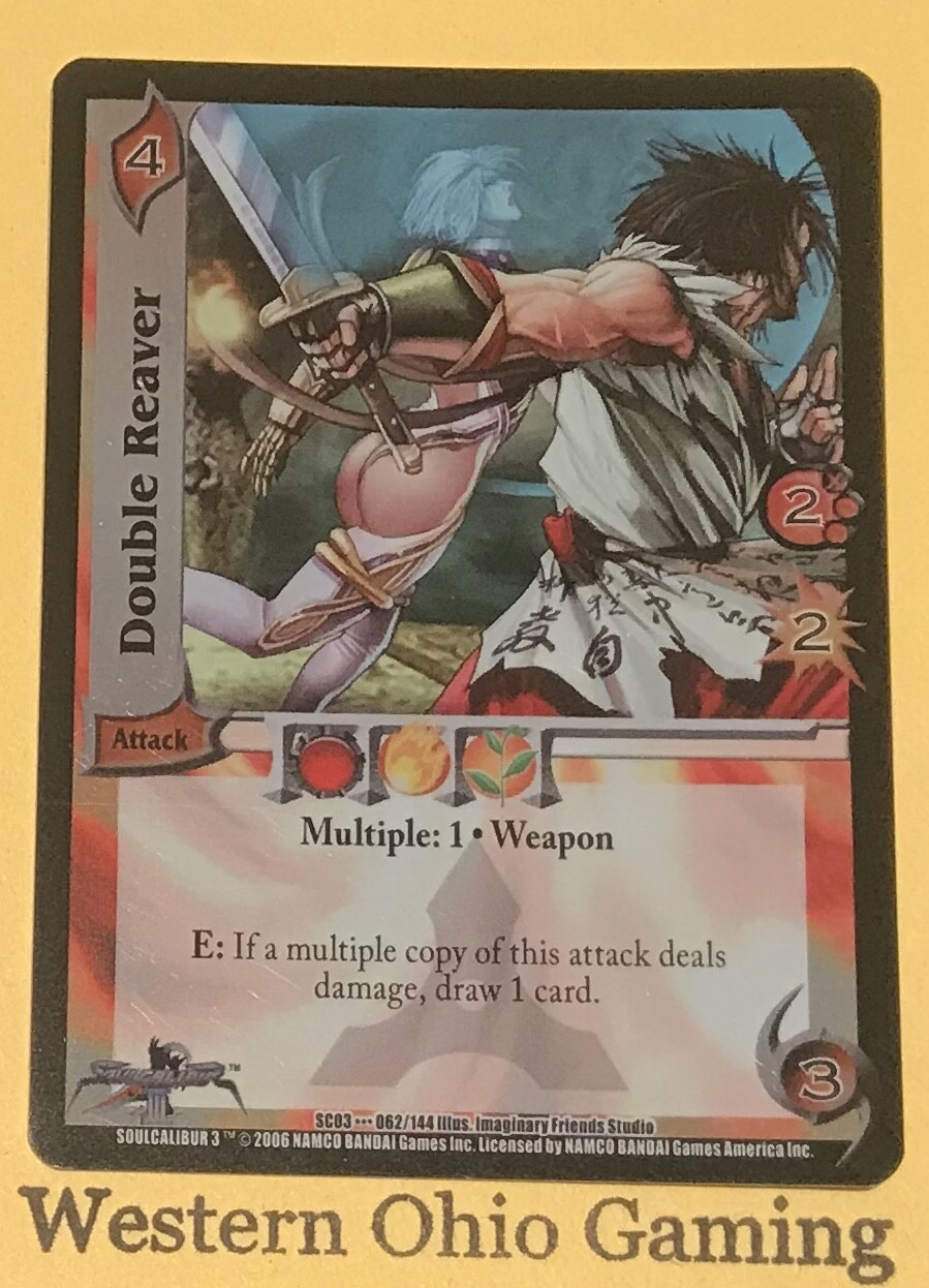 UFS CCG Double Reaver #062/144 Rare Foil TCG SC03 Soul Arena | eBay