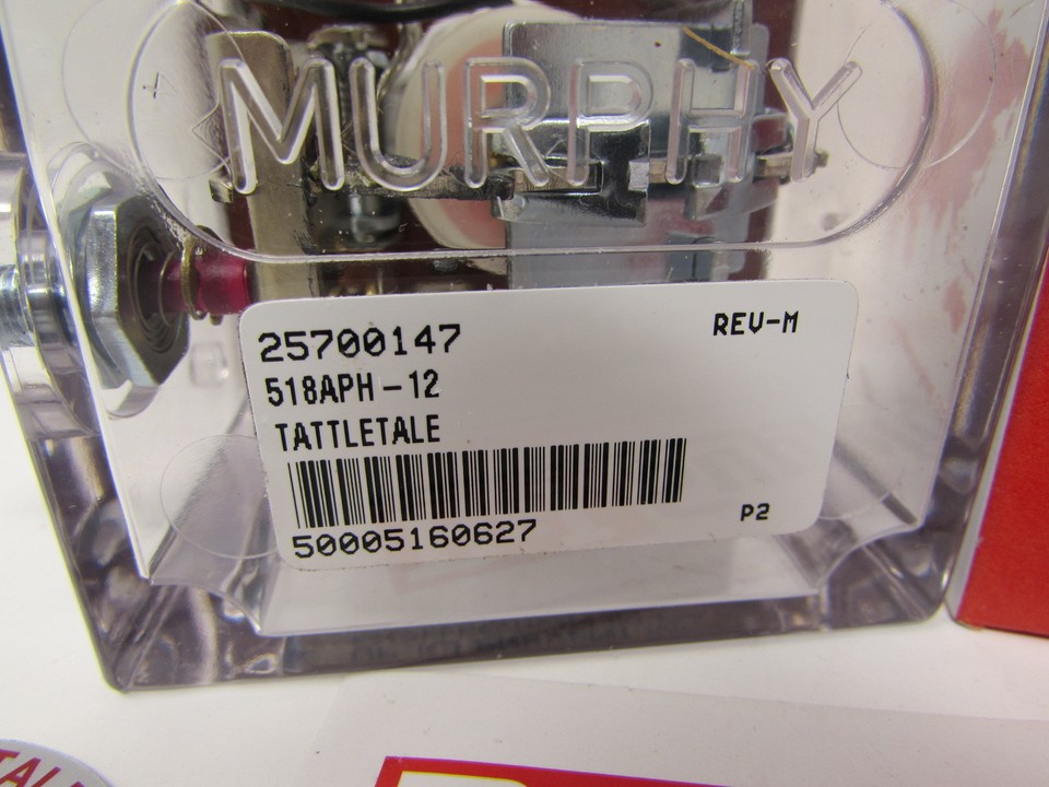 NEW 518APH-12 25700147 MURPHY 12 Volt Tattletale SWITCH | eBay