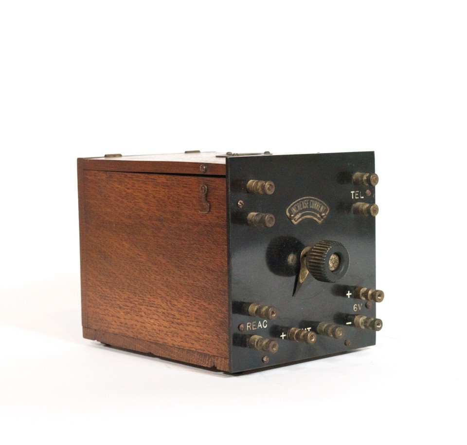 1922 Marconi Model C Radio w/Good Tipped Tubes & Rare Orig. Marconi ...