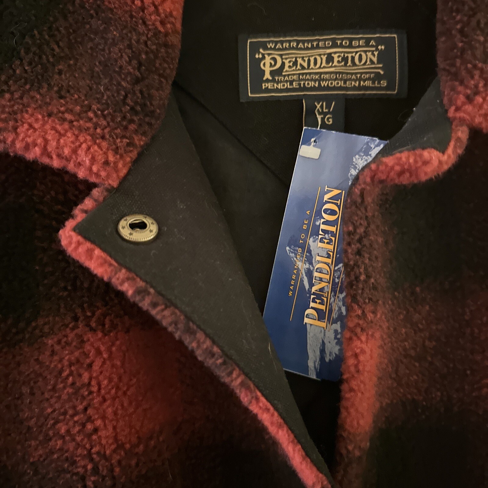 Pendleton Fleece Barn Jacket WXL | eBay