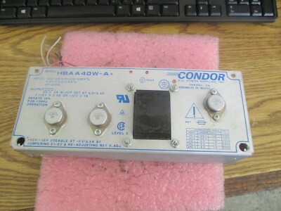 Condor Model: HBAA40W-A+ Power Supply. | eBay