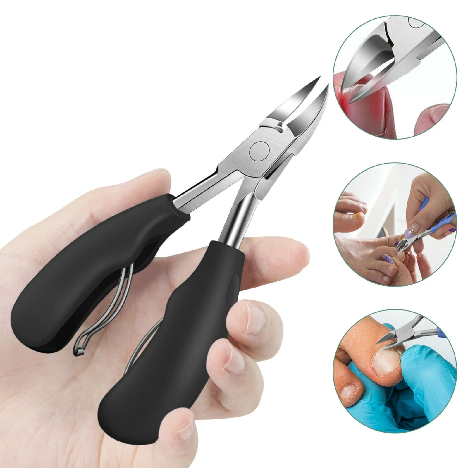 Heavy-Duty Toenail Clippers for Thick Ingrown Nails with Precision ...