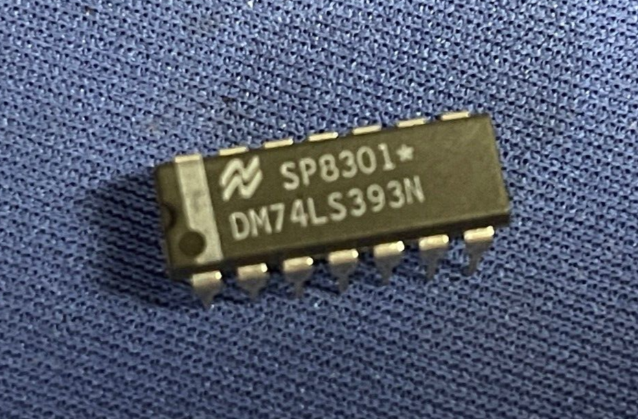 DM74LS393N NSC 74LS393 14-PIN DIP VINTAGE 83 RARE COLLECTIBLE NEW QTY-1 ...
