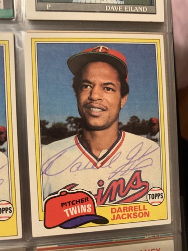 2 Darrell Jackson autographed 1981 Topps baseball cards | eBay