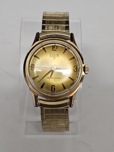 Vintage Elgin Manual Bracelet Watch 17 Jewels Approx 1960's 10k GF ...