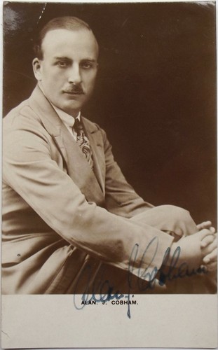 Sir Alan Cobham British Aviation Pioneer Signed Vintage Photograph ...
