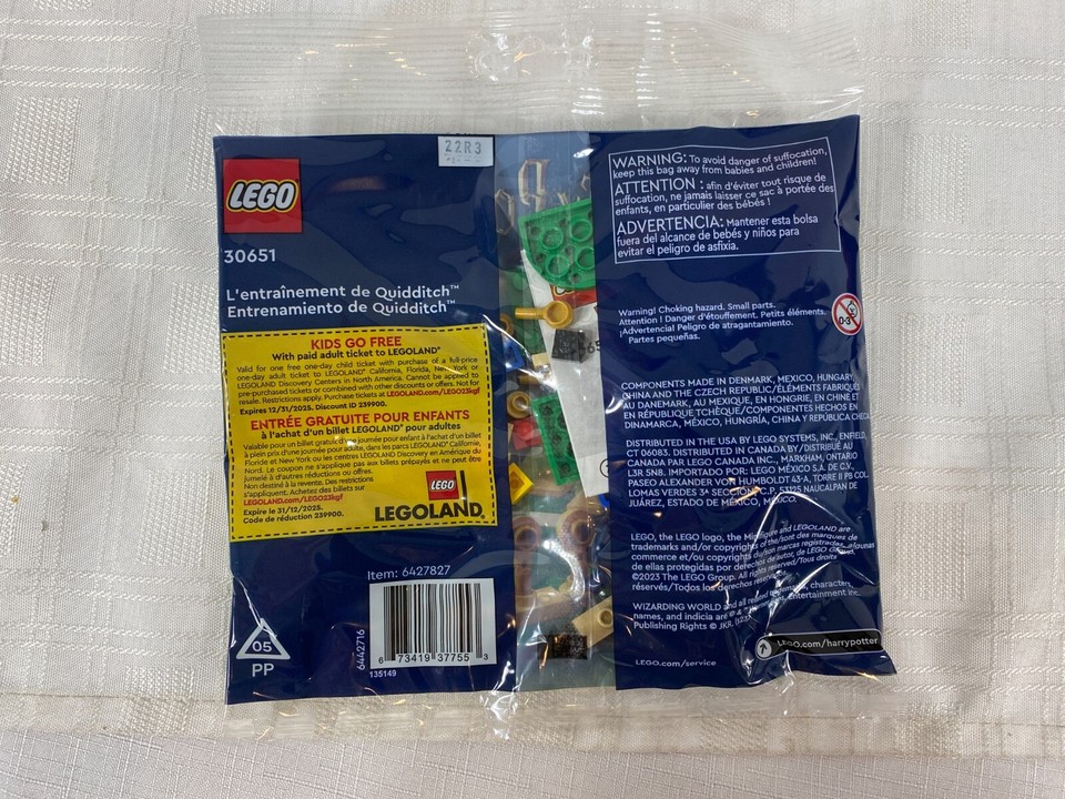 LEGO Harry Potter Quidditch Practice Set 30651 New Factory Sealed ...