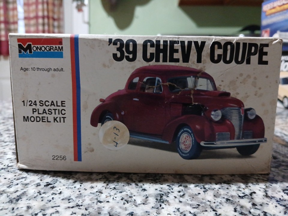 VTG 1979 Monogram 39 Chevy Coupe Model Kit 2256 Open Box | eBay