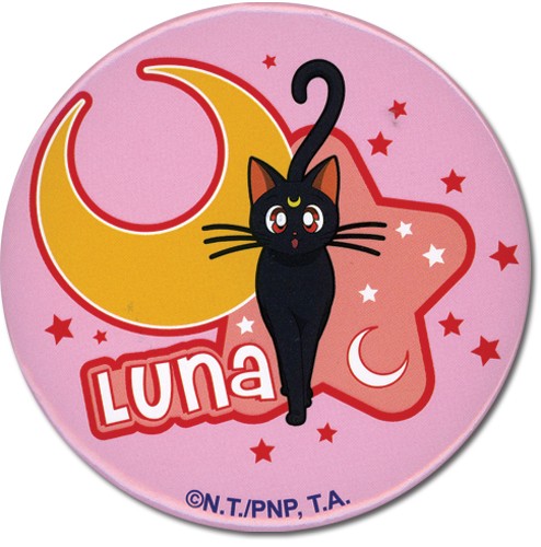 Sailor Moon Luna Anime 3-Inch Button GE-82003 | eBay