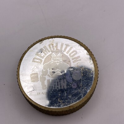 Vintage 90s Heavy Metal Brass Skull Holographic Pog Slammer .5in | eBay