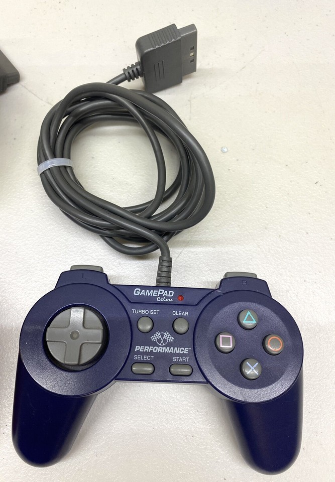 Performance GamePad Red And Blue Colors Controller for PlayStation 1 ...