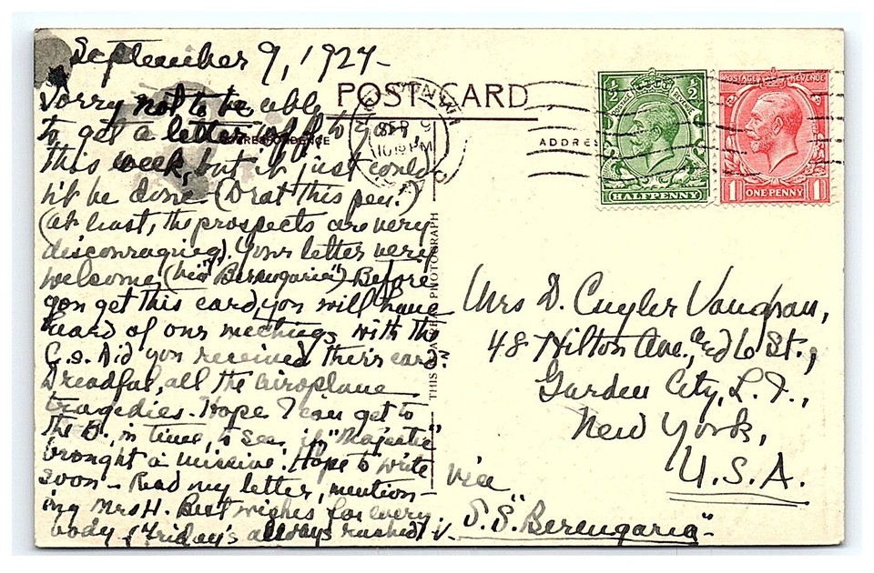 The Mansion House London England Vintage Postcard 1927 Rppc Real Photo ...