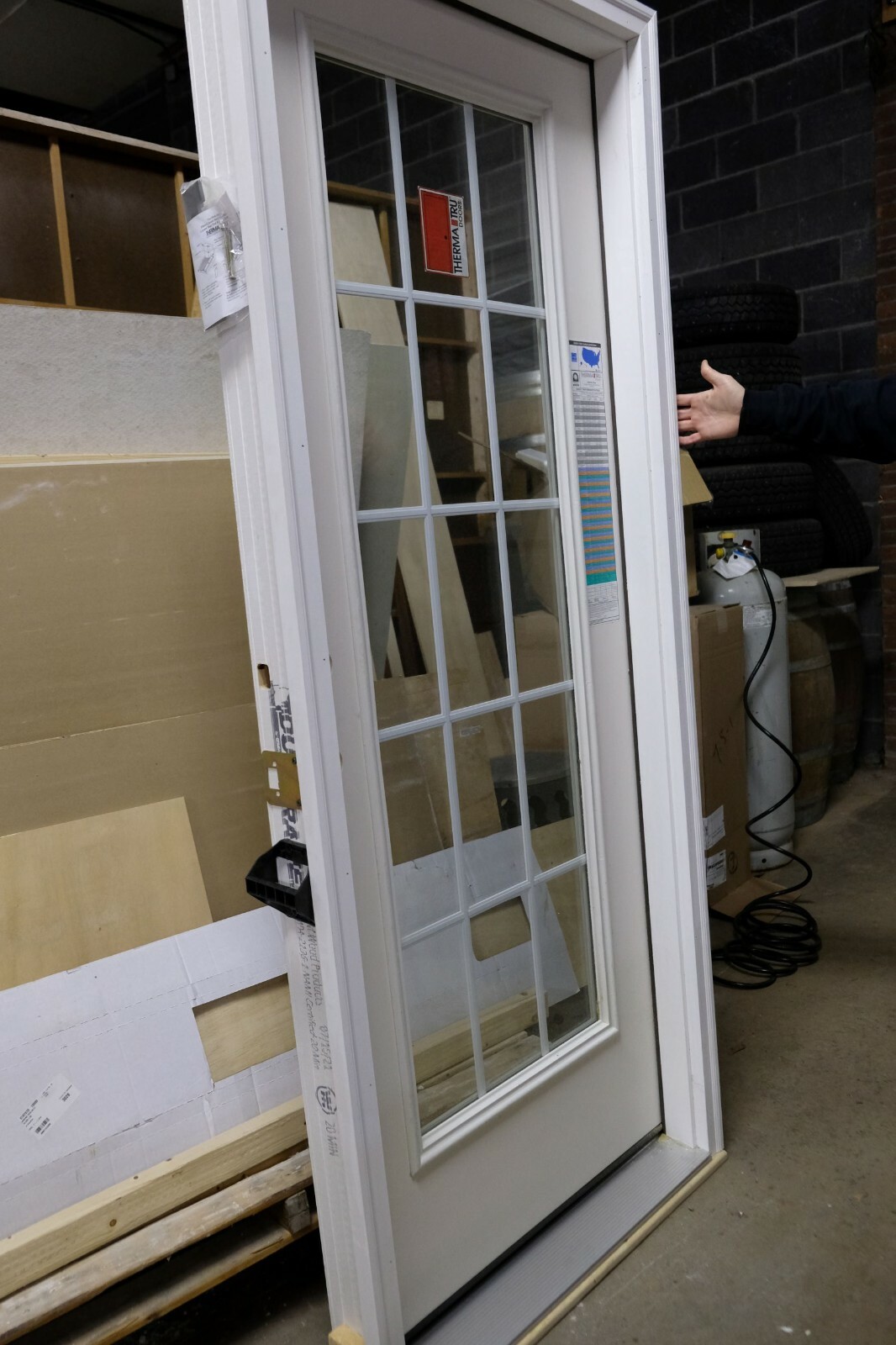 Therma-Tru: Smooth Star S108 Prehung Exterior Door - Hinge Right, In ...