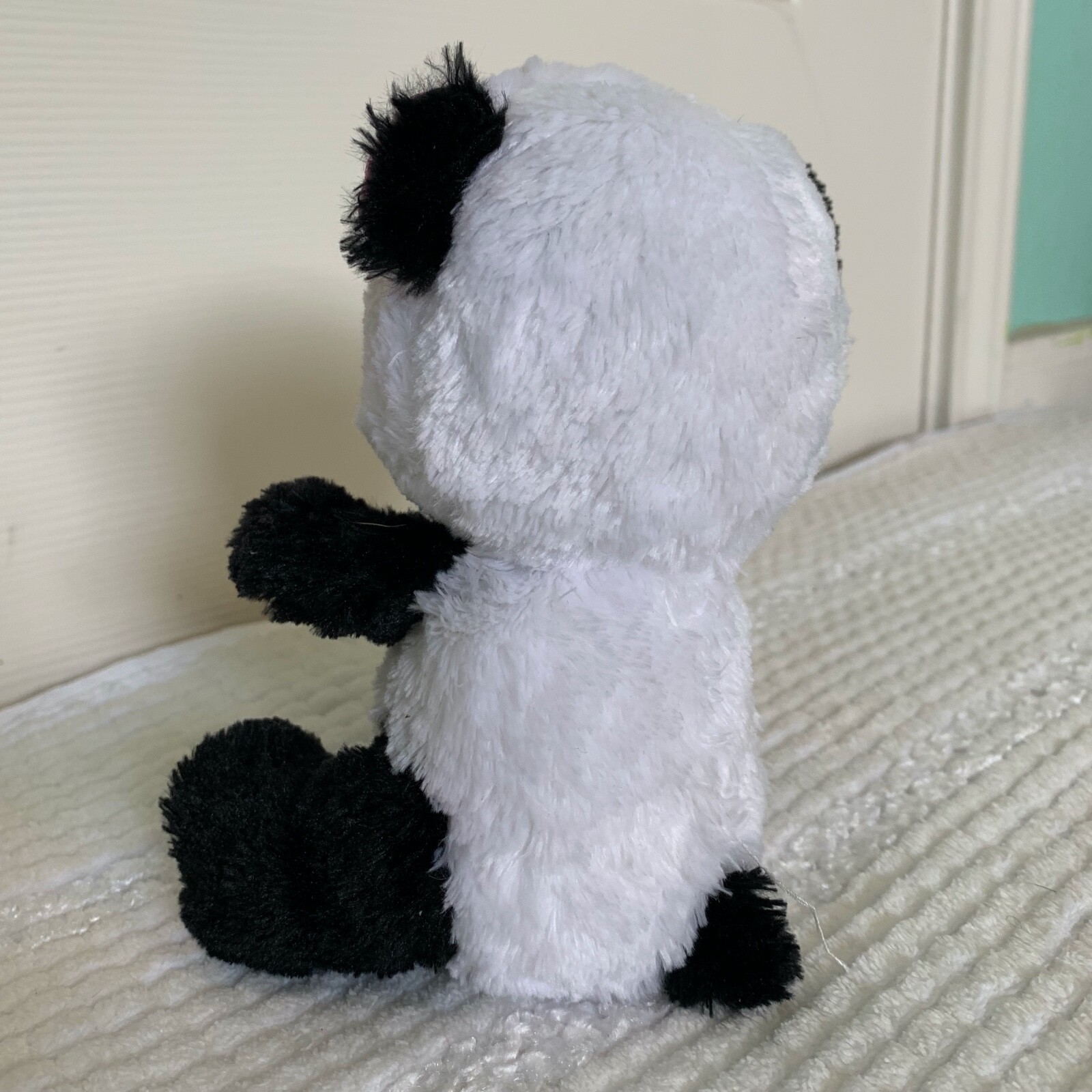 Ty Beanie Boos Mandy - Panda Regular - White, Black, Pink | eBay