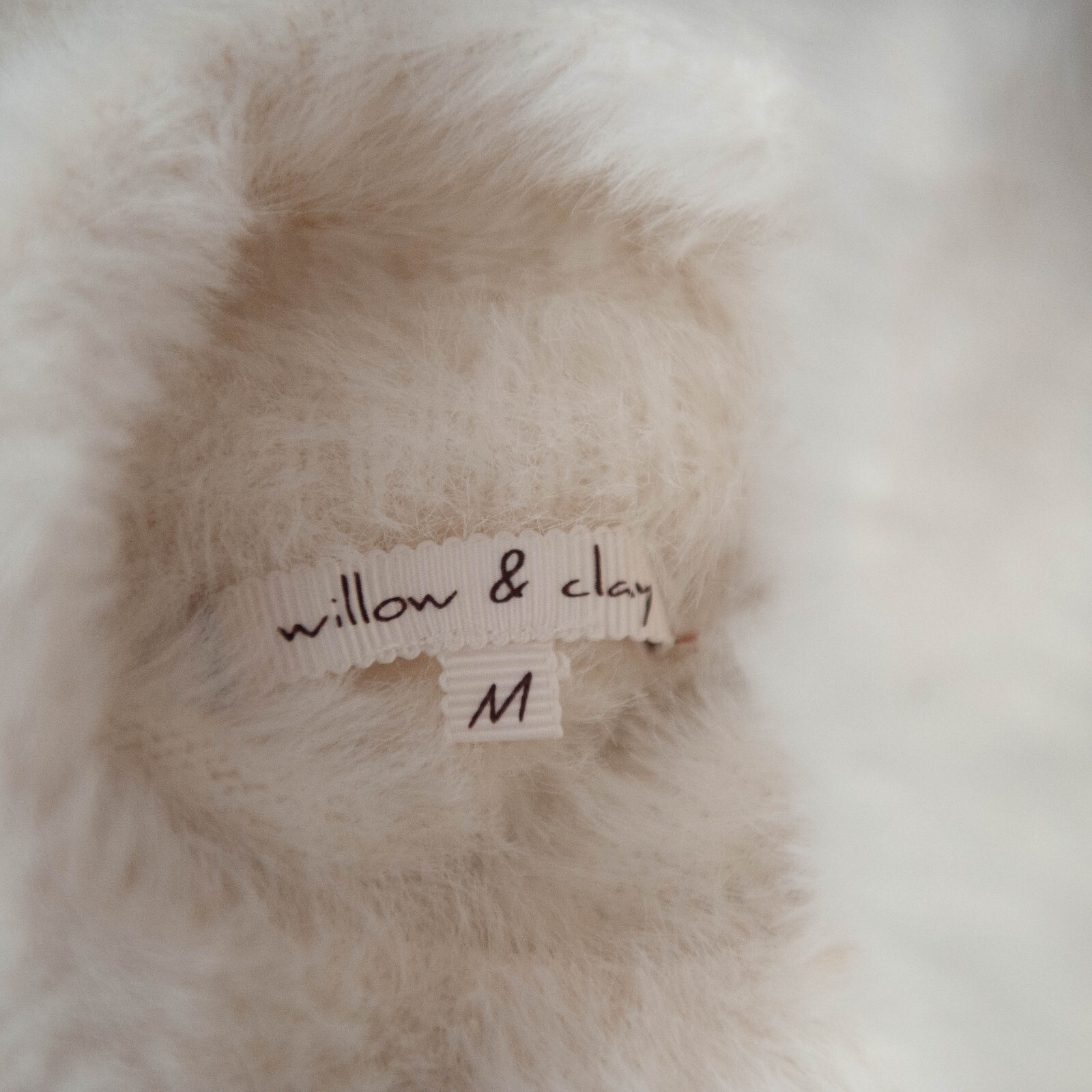 Willow & Clay Fuzzy Mock Neck Bubble Sleeve Sweater M - Gem