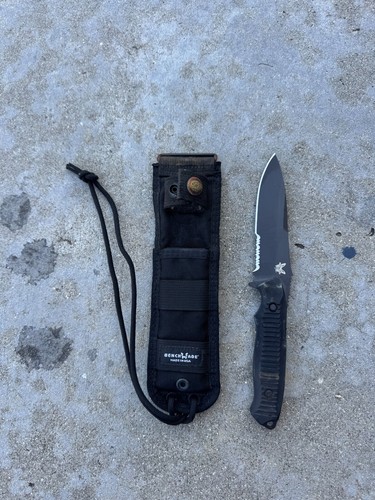 Benchmade Black Nimravus 140BK 154CM Fixed Blade Knife w/Sheath ...