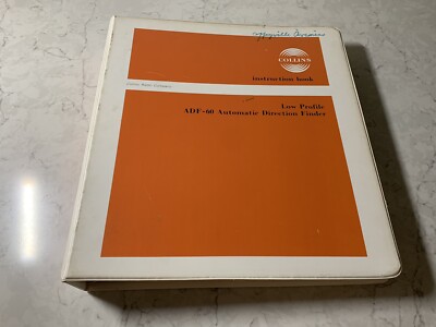 Collins ADF-60 Automatic Direction Finding System Installation ...