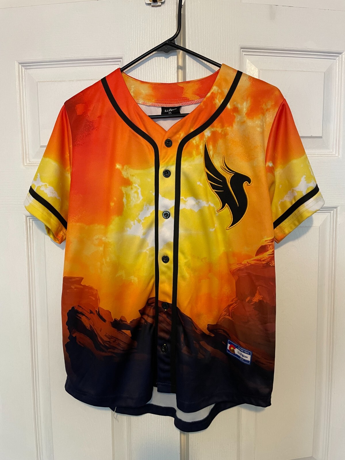 Illenium Red Rocks Jersey 2019 - Size XS (PATCHED) | eBay