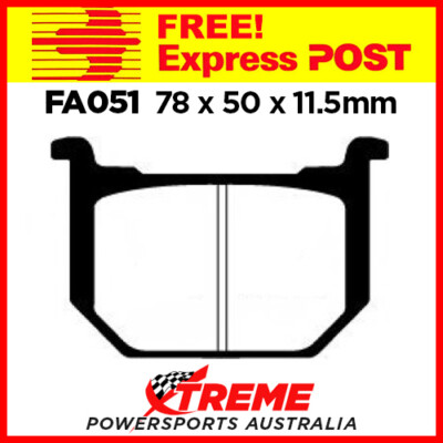 for Suzuki GS 450 ET/EG/EJ 80-88 EBC Organic Front Brake Pads FA051 | eBay Australia